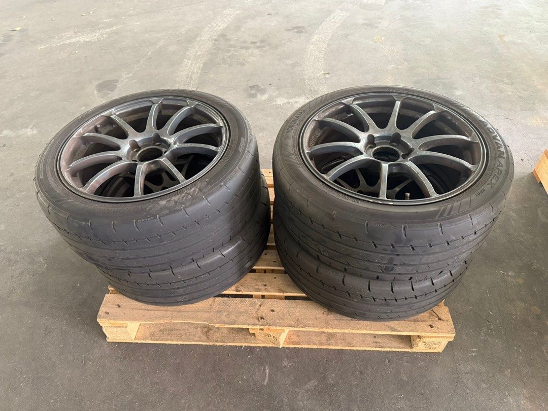 Rim Advan Racing 18”, Car Accessories, Tyres & Rims on Carousell