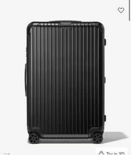 Rimowa Essential Cabin S Suitcase - Black, Hobbies & Toys, Travel ...