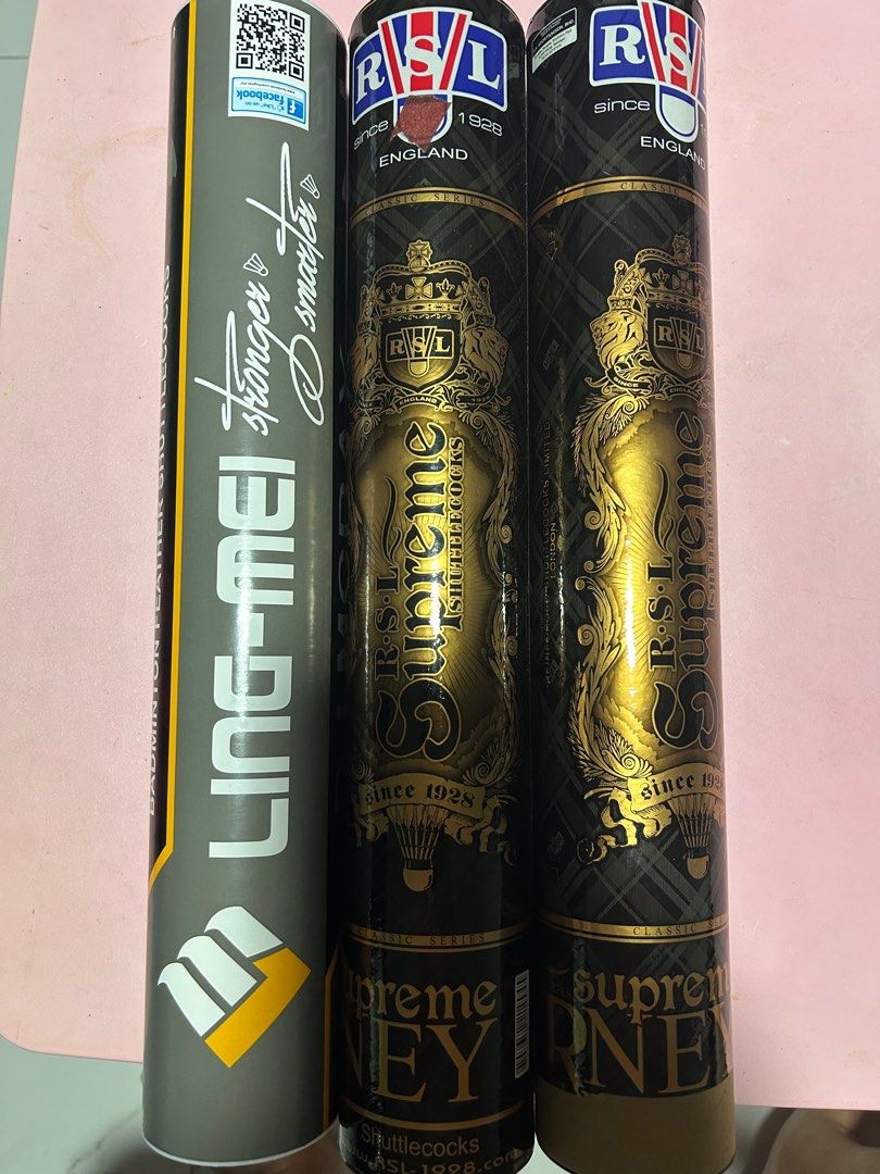 RSL Supreme Shuttlecocks - used, Sports Equipment, Sports & Games ...