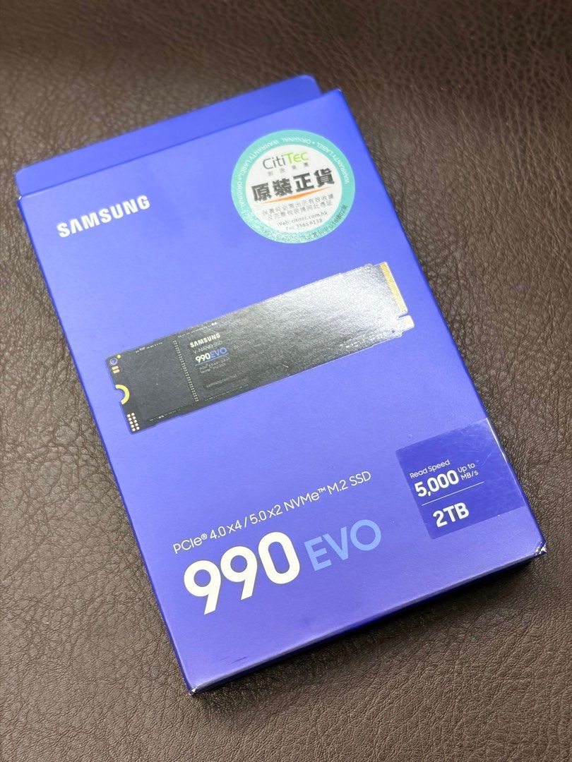 Samsung 990 EVO 2TB NVMe M.2 SSD, 電腦＆科技, 電腦周邊及配件, 硬碟及儲存器 - Carousell
