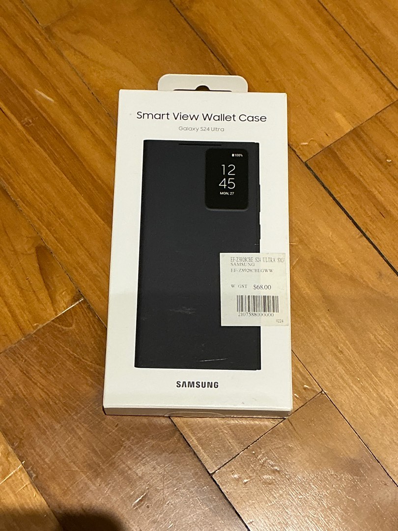 Samsung S24 Ultra Smart View Wallet Case - Black, Mobile Phones ...