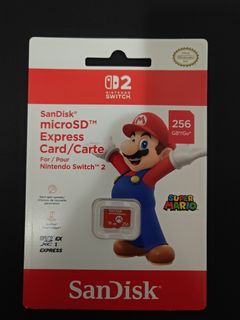 Samsung Micro SD express 256Gb for Switch 2, Mobile Phones & Gadgets ...