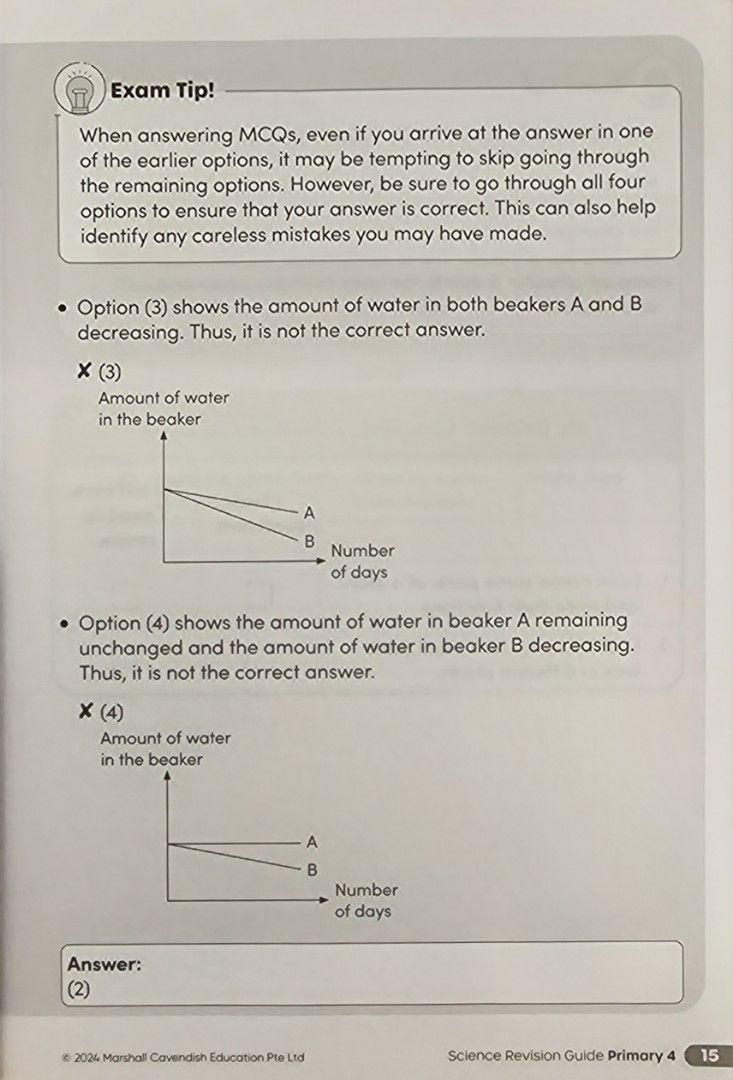 Science Revision Guide Primary 4, P 4, Hobbies & Toys, Books & Magazines, Assessment Books on ...