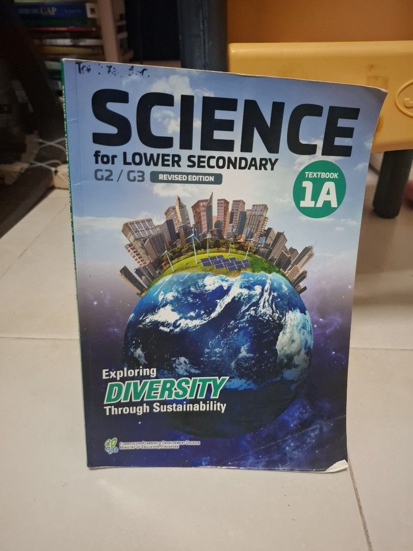 Science Textbook for Lower Secondary G2/G3 1A, Hobbies & Toys, Books ...