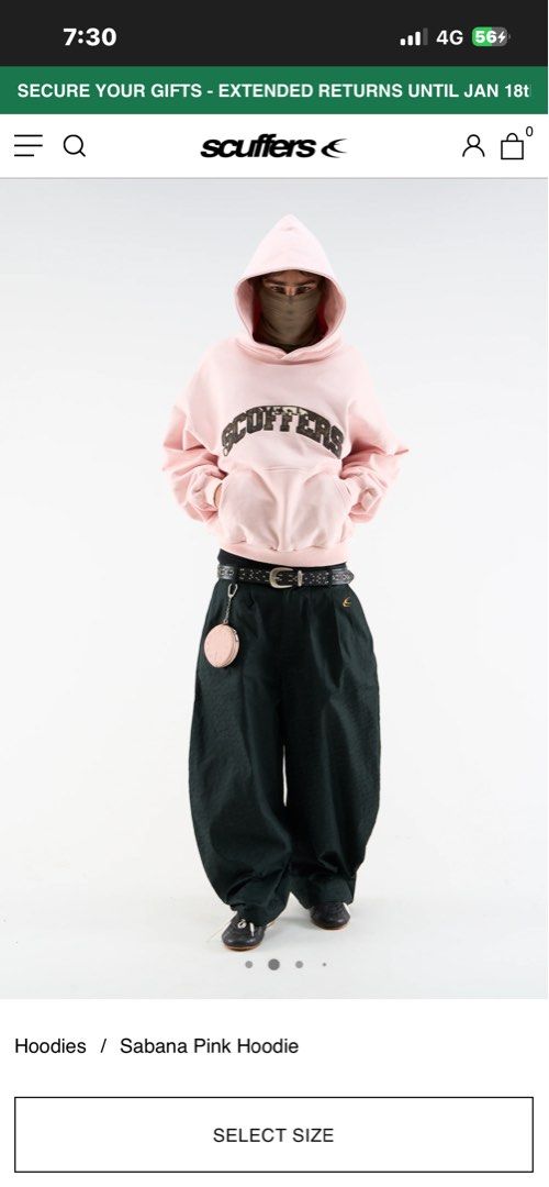 Scuffers Sabana Pink Hoodie, Women's Fashion, Coats, Jackets and ...