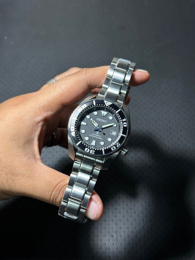 SEIKO PROSPEX BLACK SUMO JDM, Men's Fashion, Watches & Accessories ...