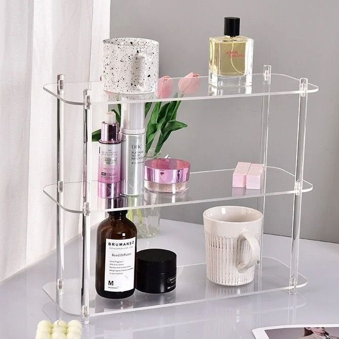 *SG Stock* 3-Tiers-RECTANGLE (40*15*35) Perfume Organizer Rack Desk ...