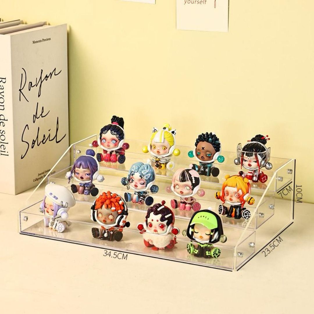 *SG Stock* Low-3 Tiers Blind Box Display Rack Makeup Rack Makeup Holder ...
