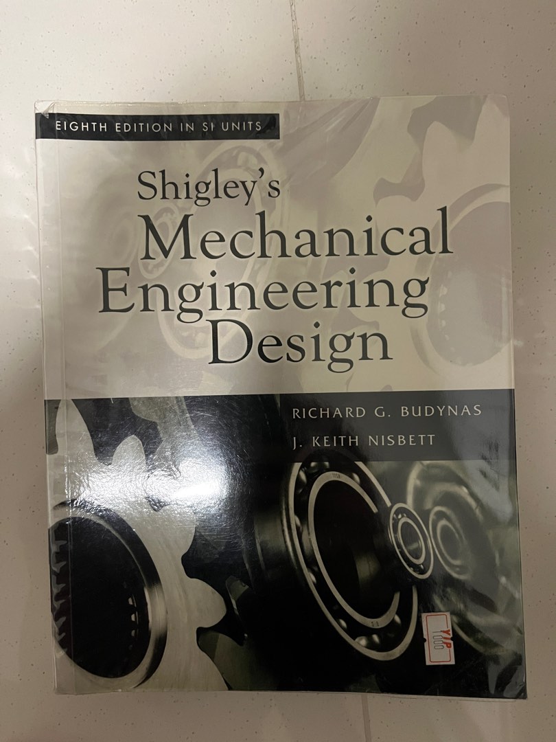 Shigley's Mechanical Engineering Design - 8th Edition, Hobbies & Toys ...