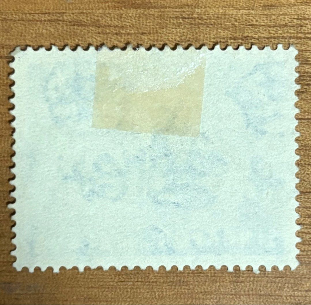 Singapore 1955 Queen Elizabeth 6c boat stamp with clear horizontal ...