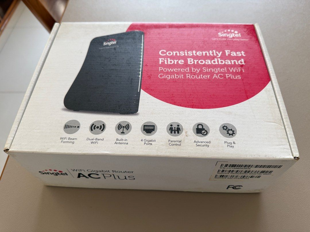 SingTel AC Plus Router, Computers & Tech, Parts & Accessories ...