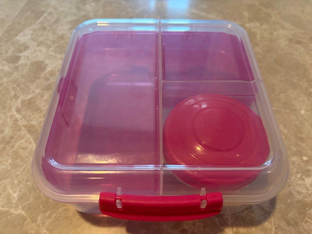 Sistema Bento Box Cube - 1.25L - Pink, Furniture & Home Living ...