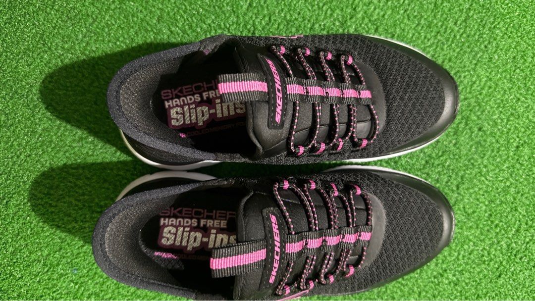 Skechers Hands Free Slip-ins - Black - Size 12, Babies & Kids, Babies ...