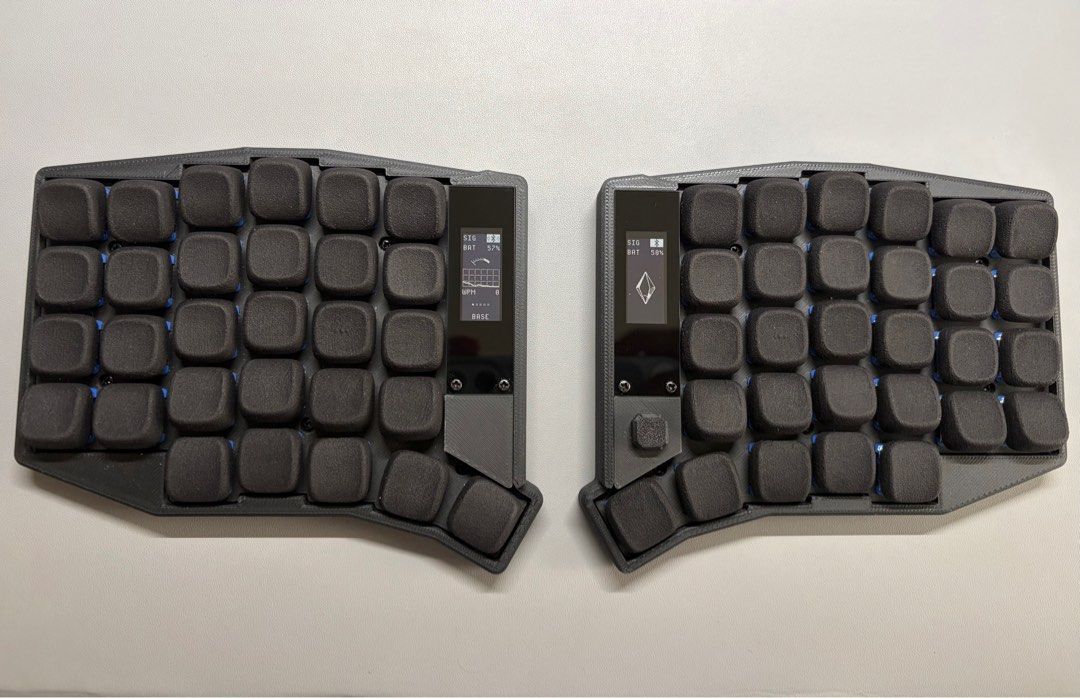 Sofle ZMK Low Profile Keyboard, Computers & Tech, Parts & Accessories ...