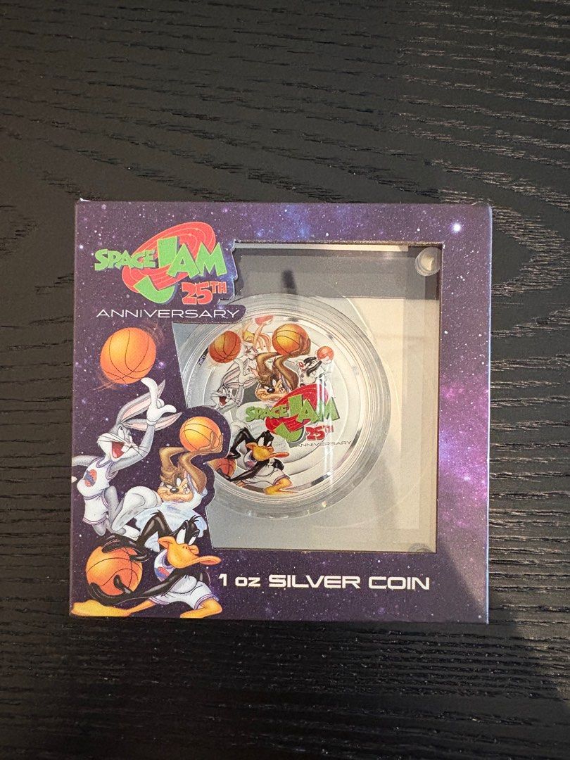 Space Jam 25th Anniversary 1 oz Silver Coin, Hobbies & Toys ...
