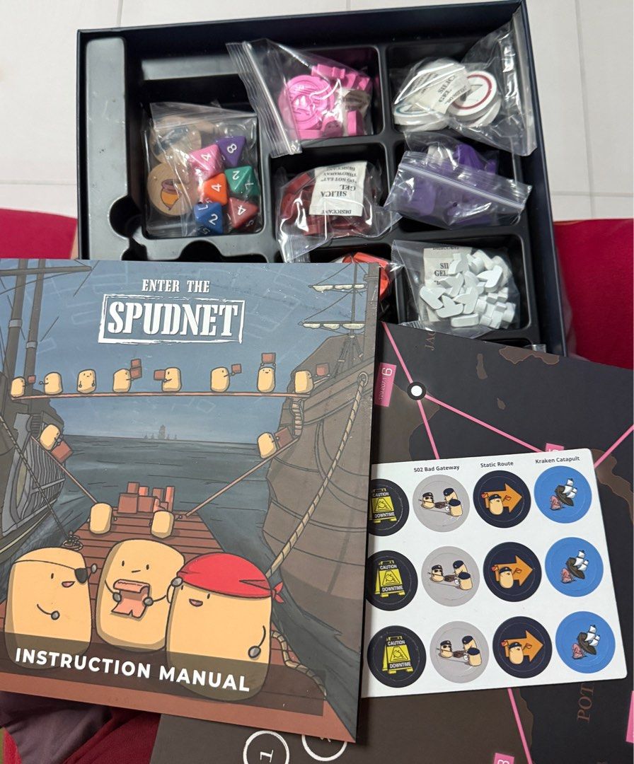 Spudnet Cybersecurity Board Game, Hobbies & Toys, Toys & Games on Carousell