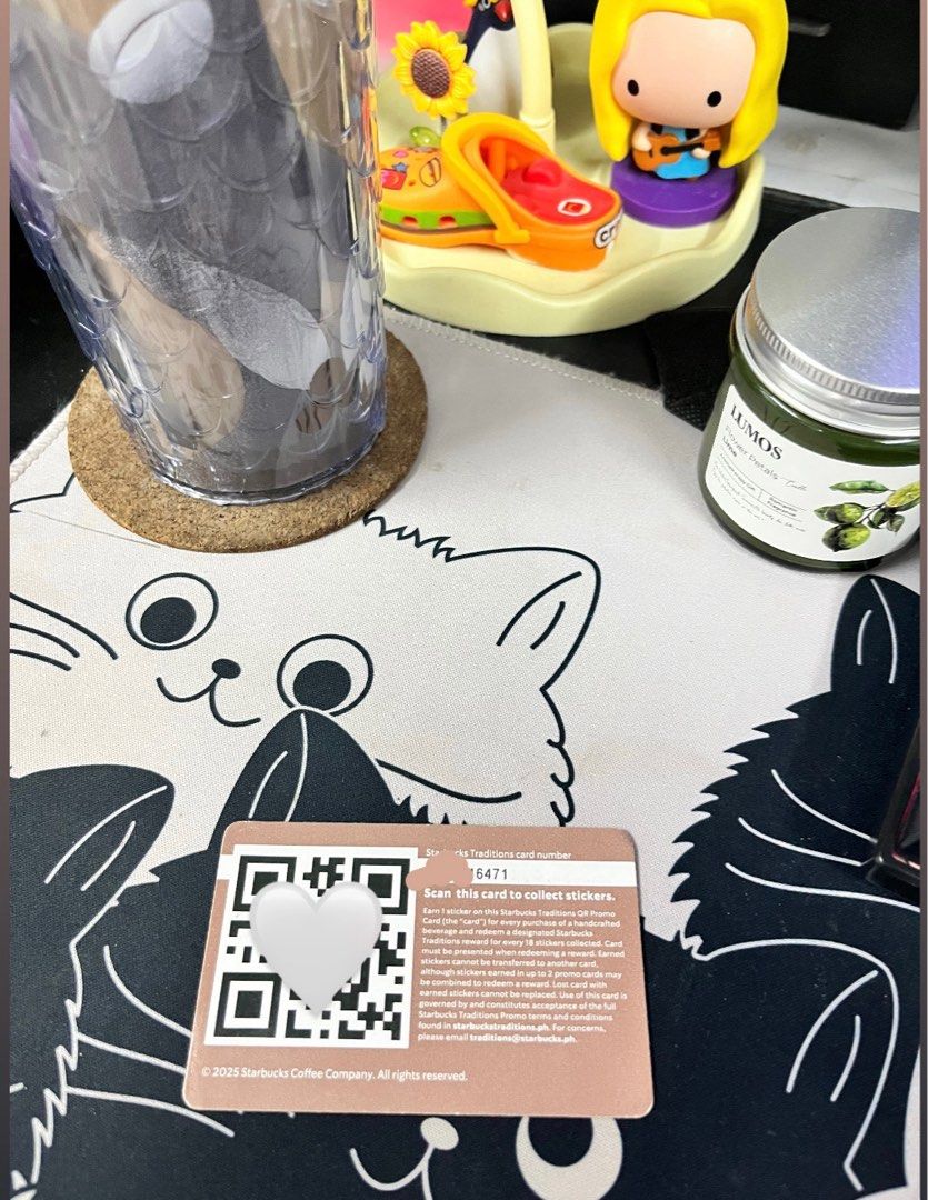 Starbucks 2026 Traditions Card (18 stickers w/ free 1 card with 5 ...