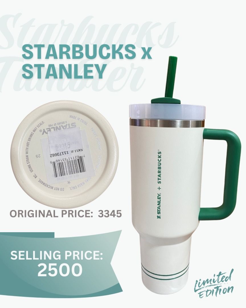 Starbucks x Stanley Connect Green 40oz (Philippine Release), Furniture ...