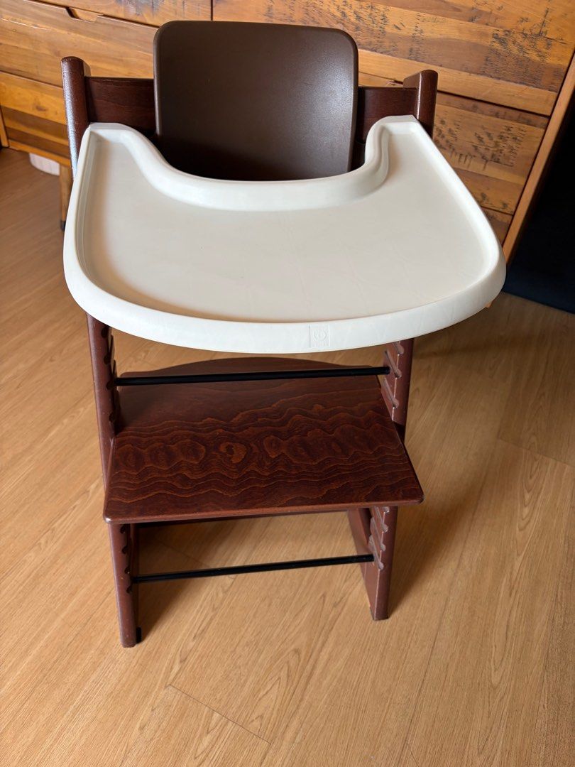 Stokke Tripp Trapp High Chair - Walnut, Babies & Kids, Nursing ...