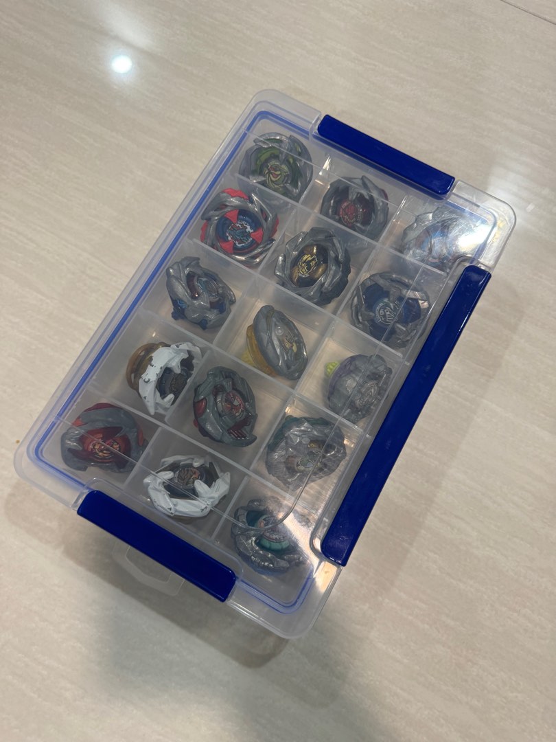 Storage box for Beyblade X spinners 15x, Hobbies & Toys, Toys & Games ...