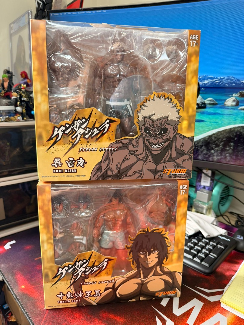 Storm Collectibles Kengan Asura Tokita Ohma Kure Raian set, Hobbies ...