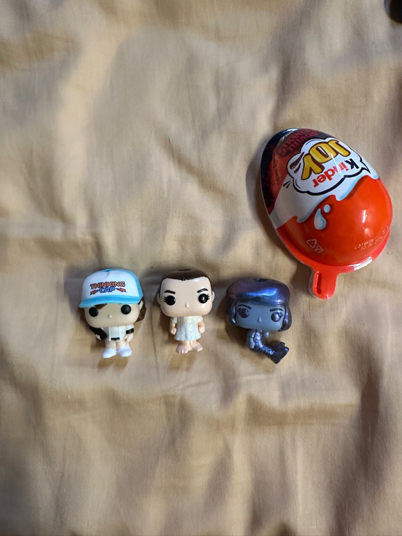 Stranger Things Funko Pop Figures & Kinder Joy Egg, Hobbies & Toys ...