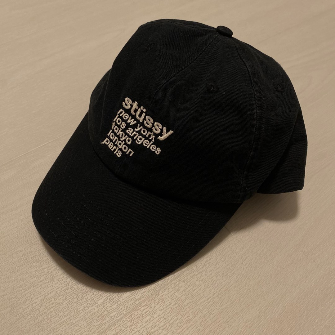 Stussy City Series Cap - Black, Men's Fashion, Watches & Accessories ...