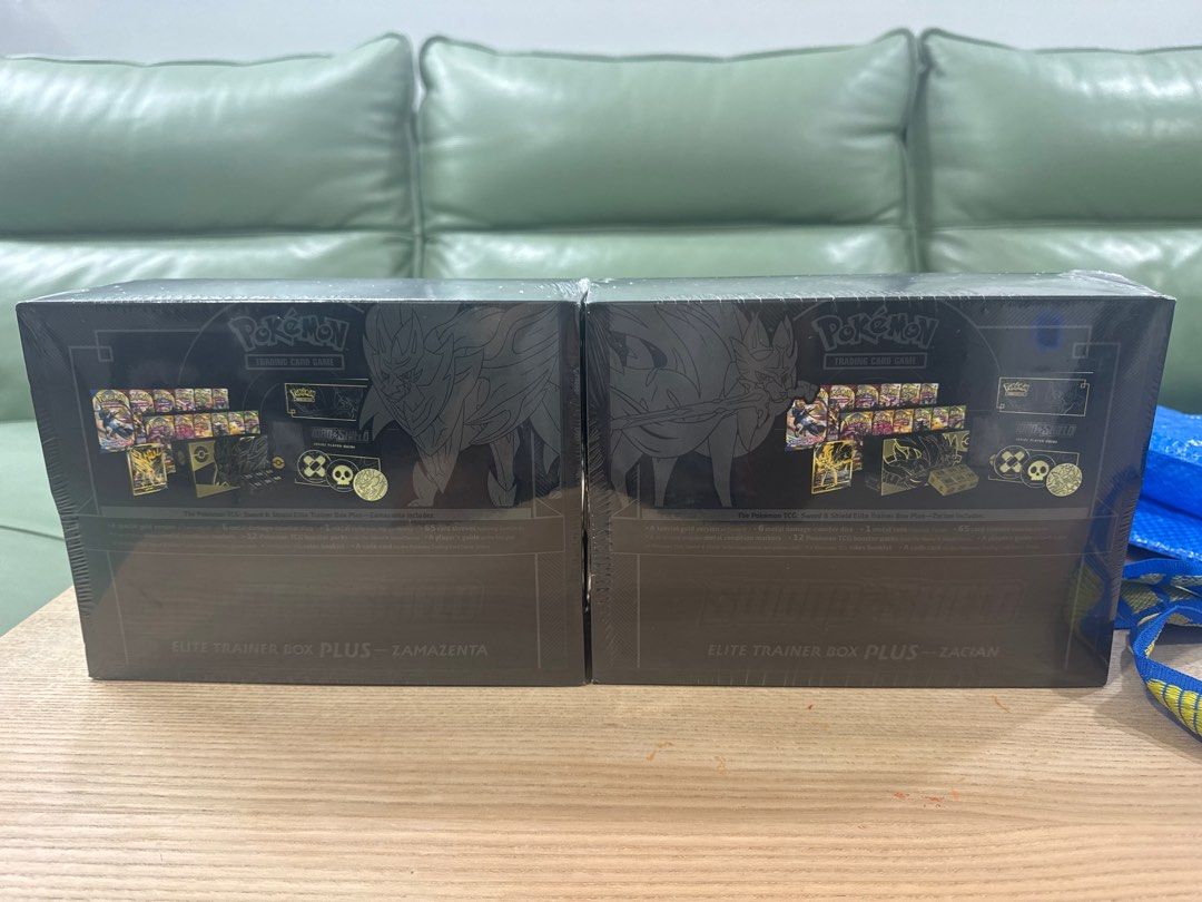 Sword & Shield - Zacian & Zamazenta Elite Trainer Box + (ETB Plus ...