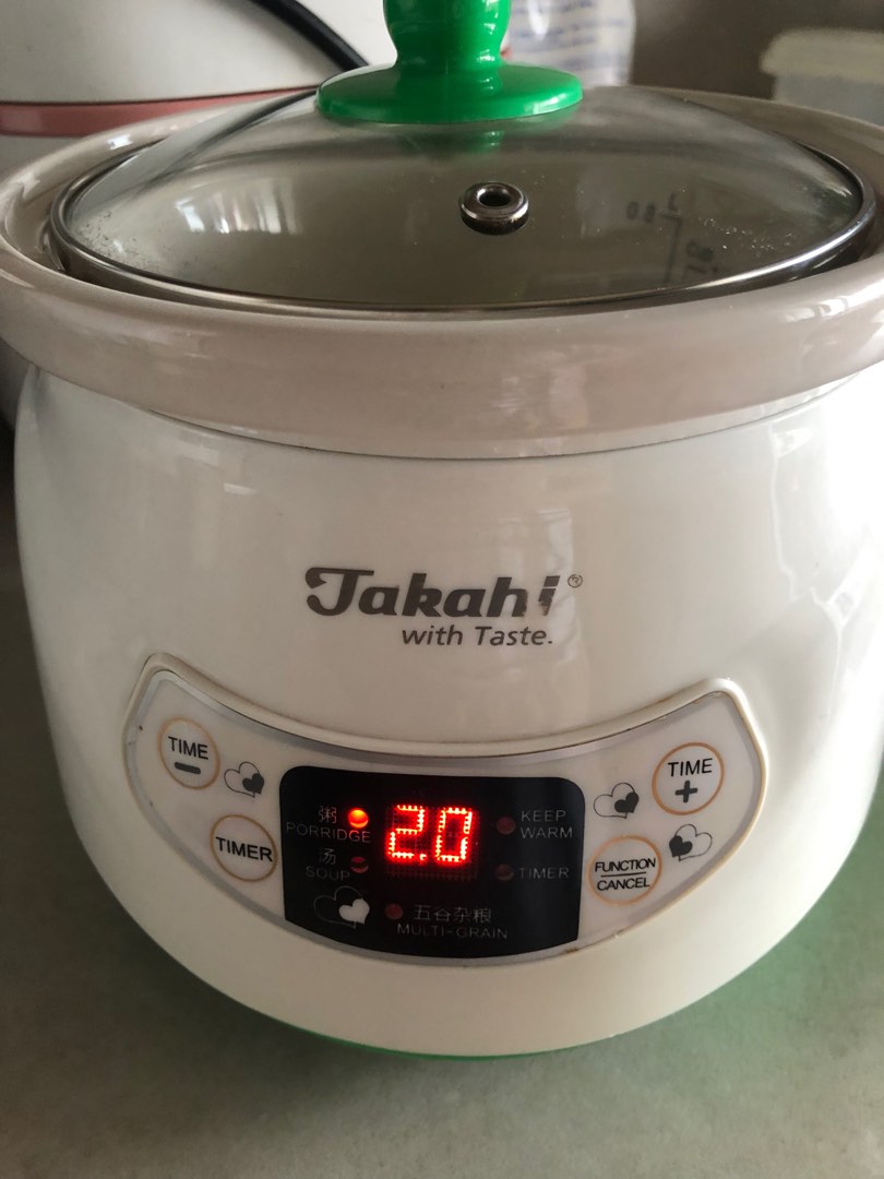 Takahí Slow Cooker with Timer Function, TV & Home Appliances, Kitchen ...
