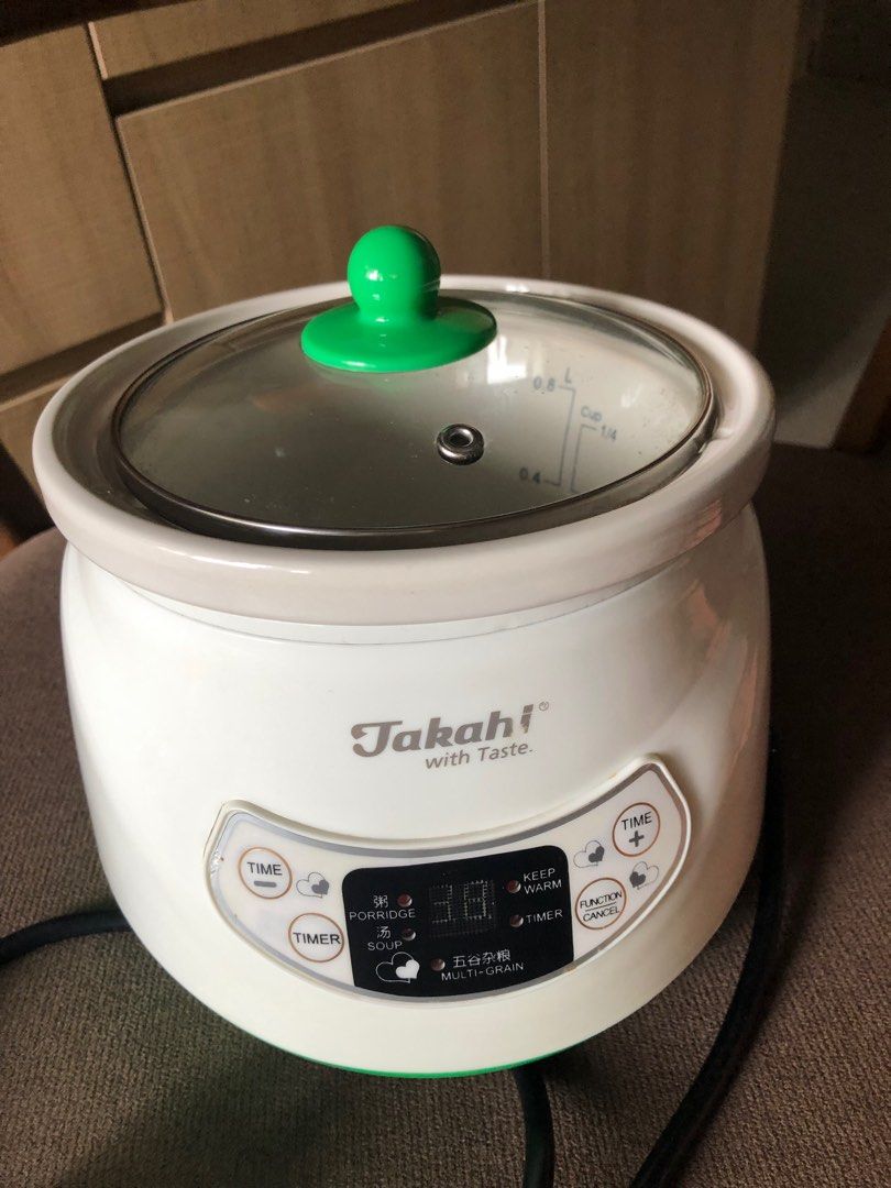 Takahí Slow Cooker with Timer Function, TV & Home Appliances, Kitchen ...