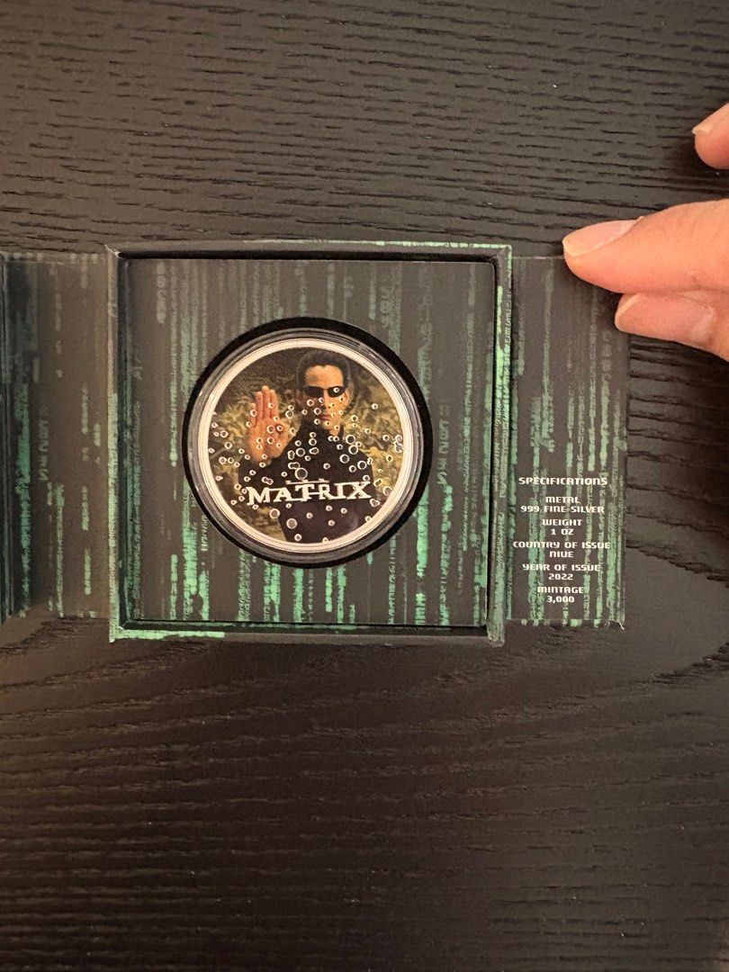 The Matrix 1 oz Silver Coin, Hobbies & Toys, Memorabilia & Collectibles ...