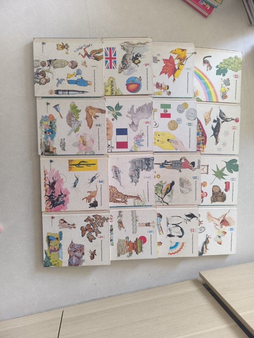 The Young Children's Encyclopedia - Complete Set of 16, Hobbies & Toys ...