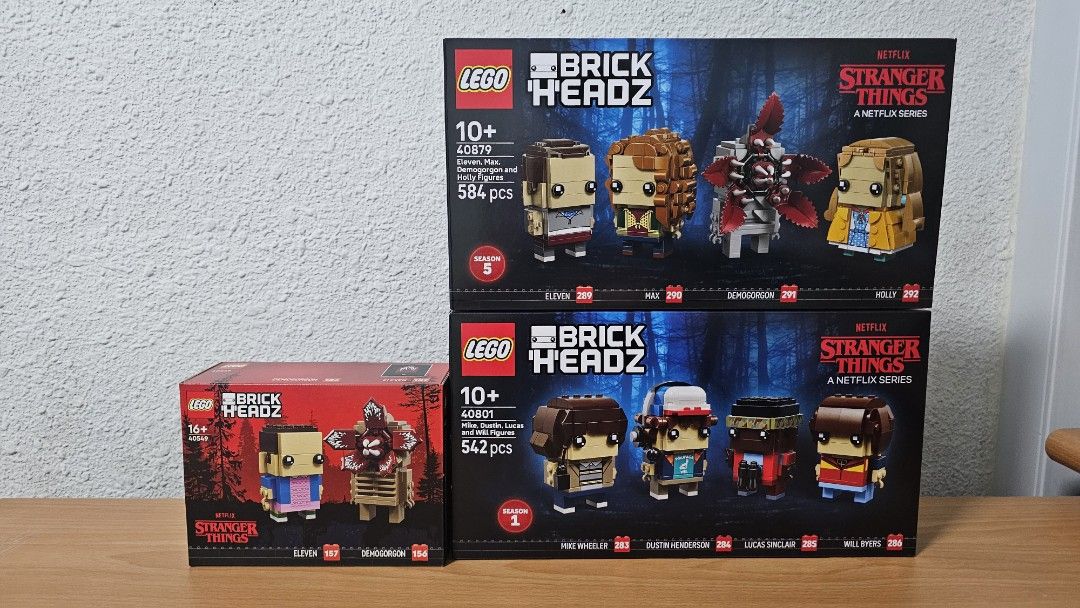 Brand New Lego 40549 Demogorgon & Eleven, 40801 Mike, Dustin, Lucas and ...