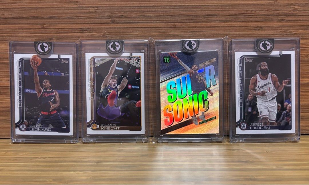 Topps NBA Basketball Cards - Kawhi Leonard, Dalton Knecht, James Harden ...