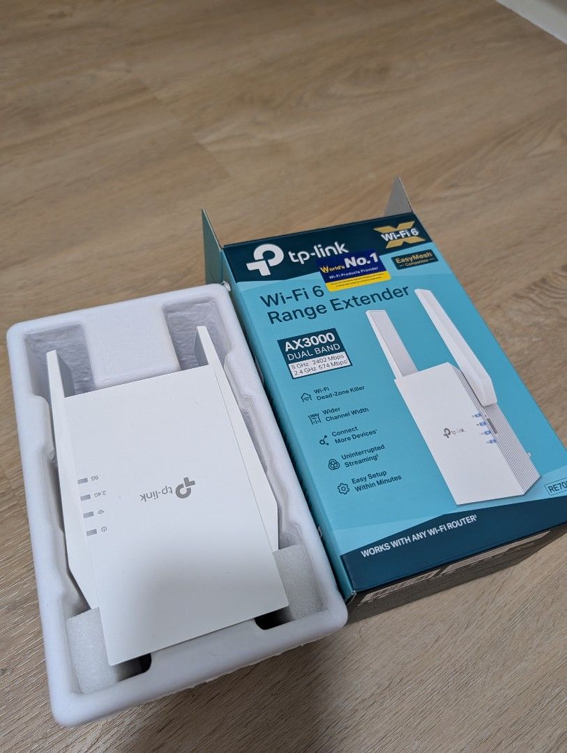 TP-Link Wi-Fi 6 Range Extender AX3000, Computers & Tech, Parts ...