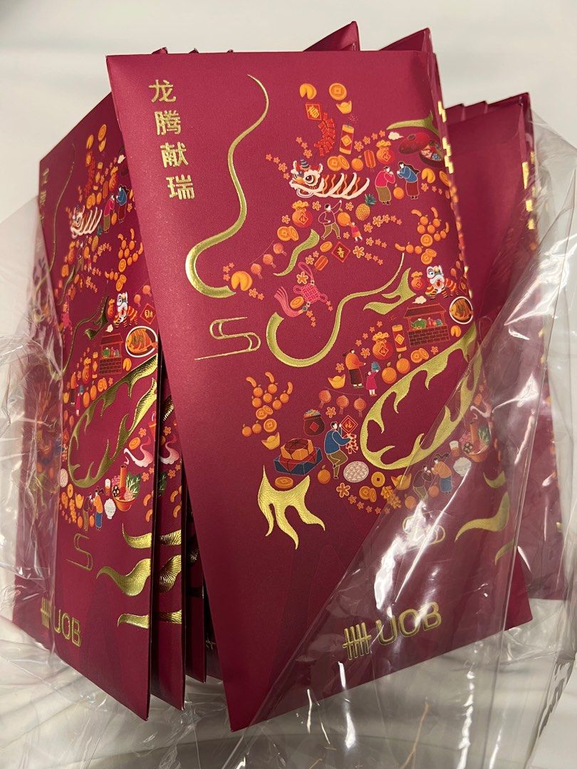 UOB Privilege Banking Chinese New Year CNY Ang Bao Red Packets ...