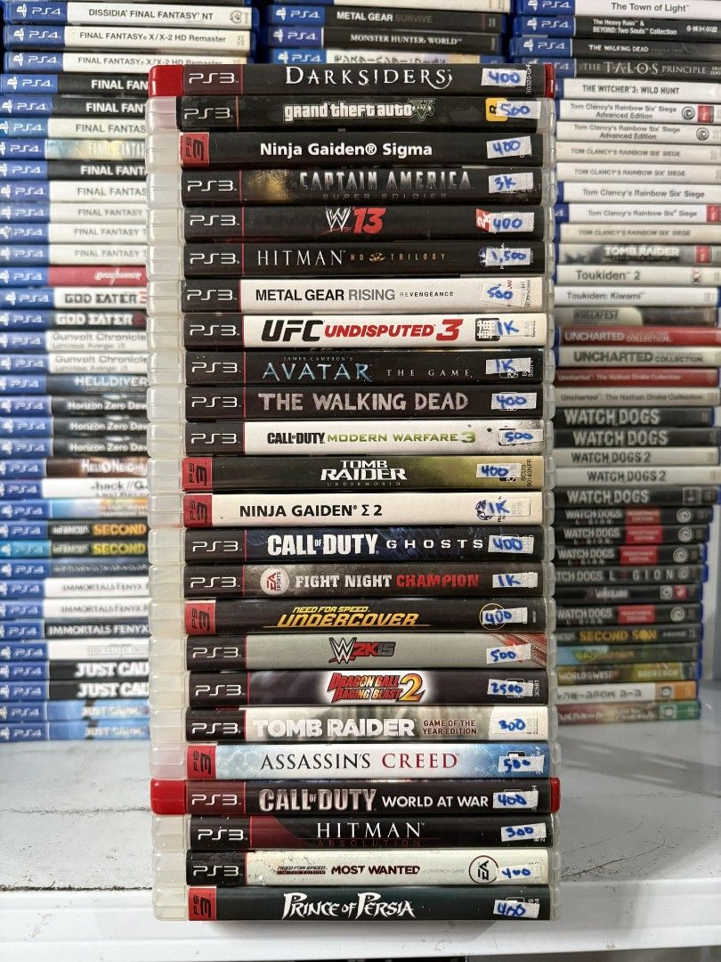 USED PS3 GAMES / CALL OF DUTY UFC NEED FOR SPEED HITMAN DRAGON BALL ...