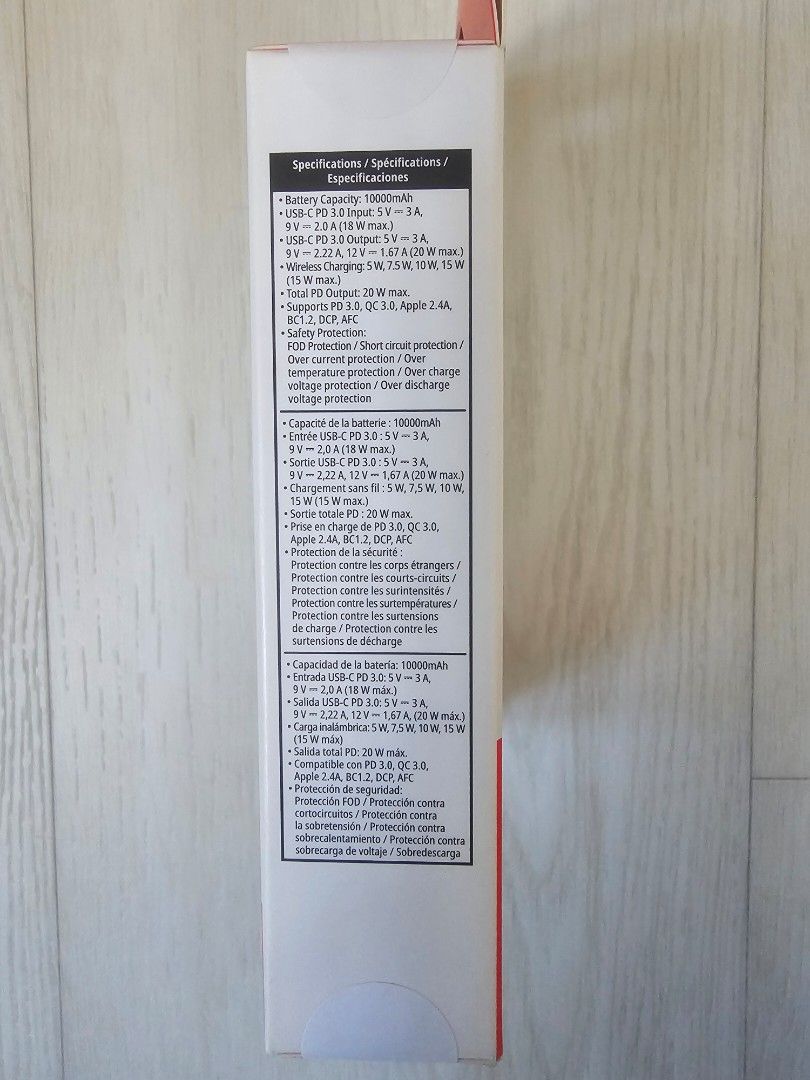 Verbatim Charge 'n' Go 10000mAh Magnetic Wireless Power Bank, Mobile ...