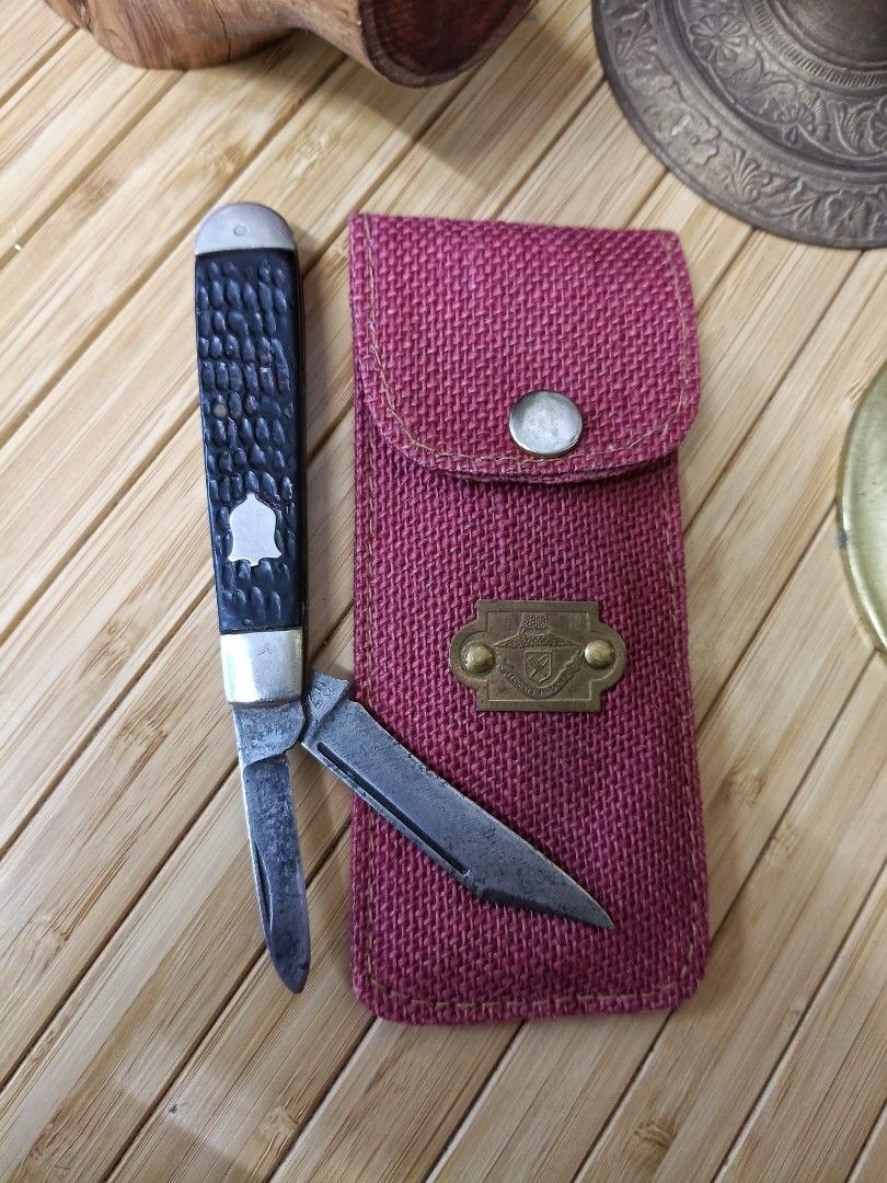 Vintage Kent Pocket Kni-fe – New York, USA (1930s) with Canvas Pouch ...