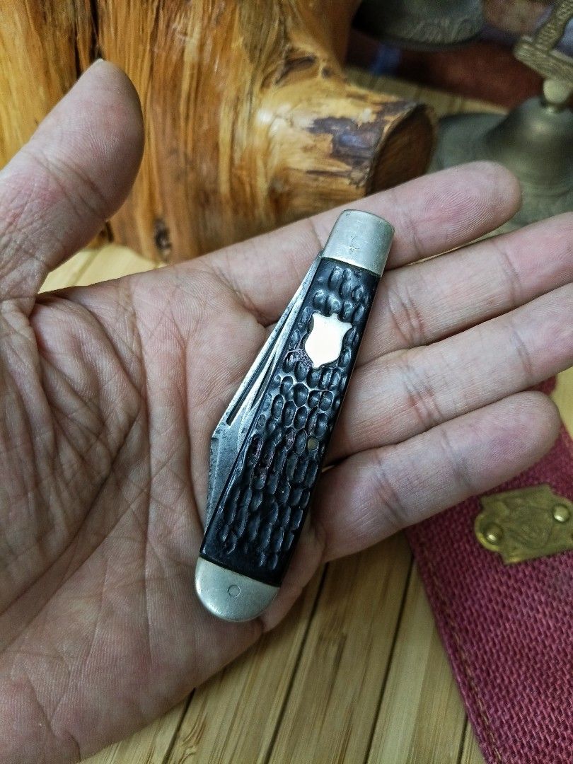 Vintage Kent Pocket Kni-fe – New York, USA (1930s) with Canvas Pouch ...