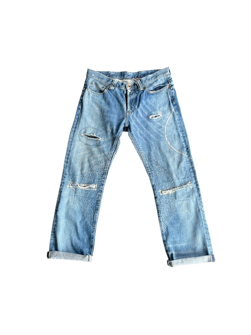 Vintage Unknown Brand Selvedge Denim, Men's Fashion, Bottoms, Jeans on ...