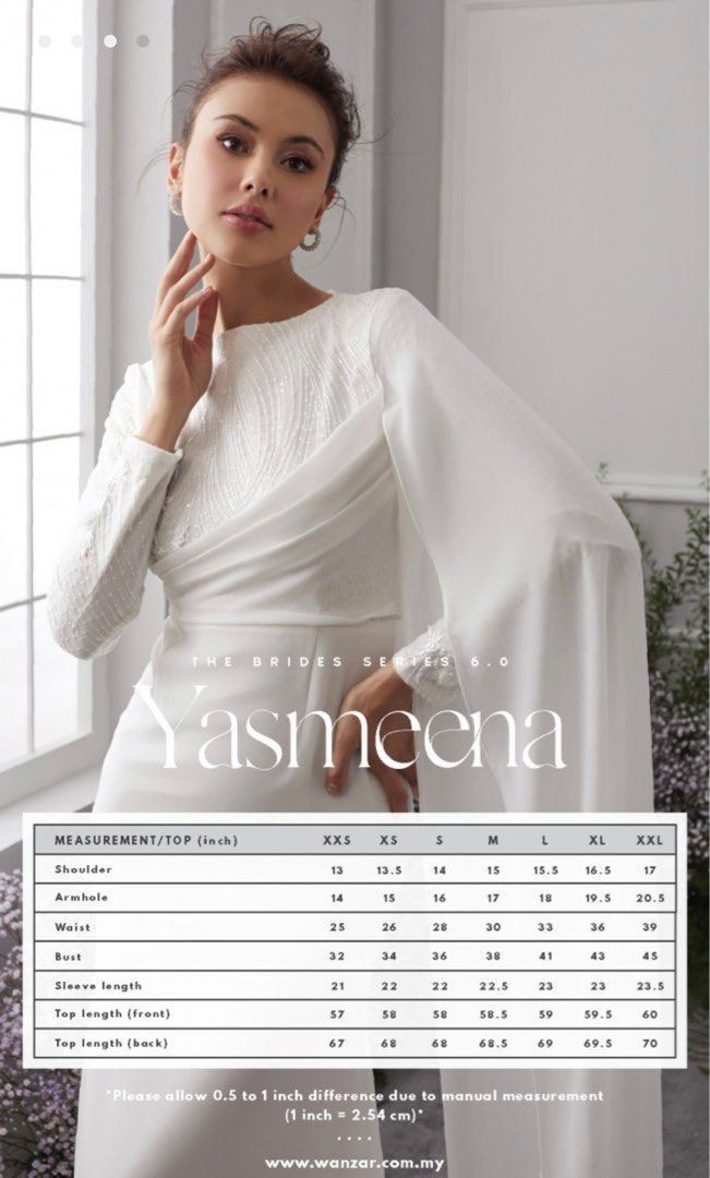 Wanzar Yasmeena Dress Akad Nikah, Women's Fashion, Dresses & Sets ...