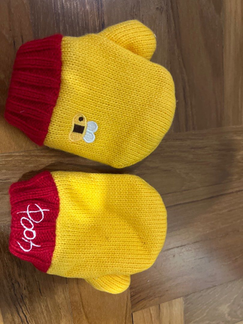 Winnie the Pooh Baby Mittens From Tokyo Disney, Babies & Kids, Babies ...