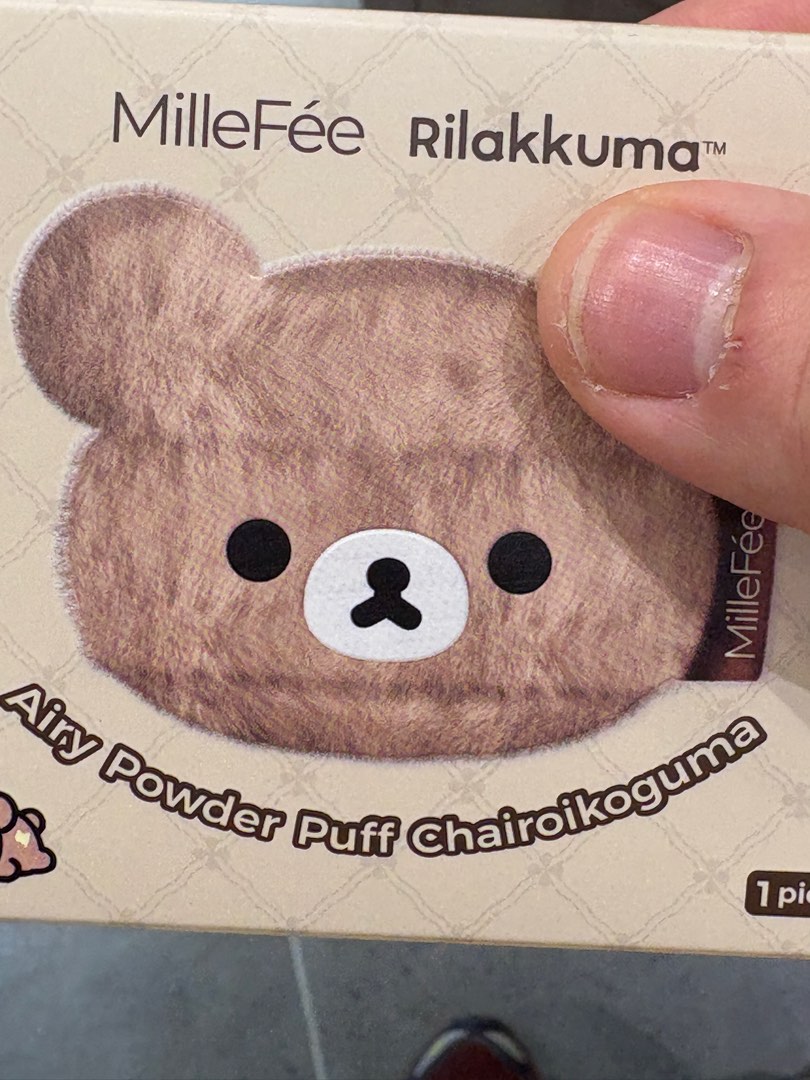 WTS Millefee Rilakkuma Puff Set, Beauty & Personal Care, Face, Makeup ...
