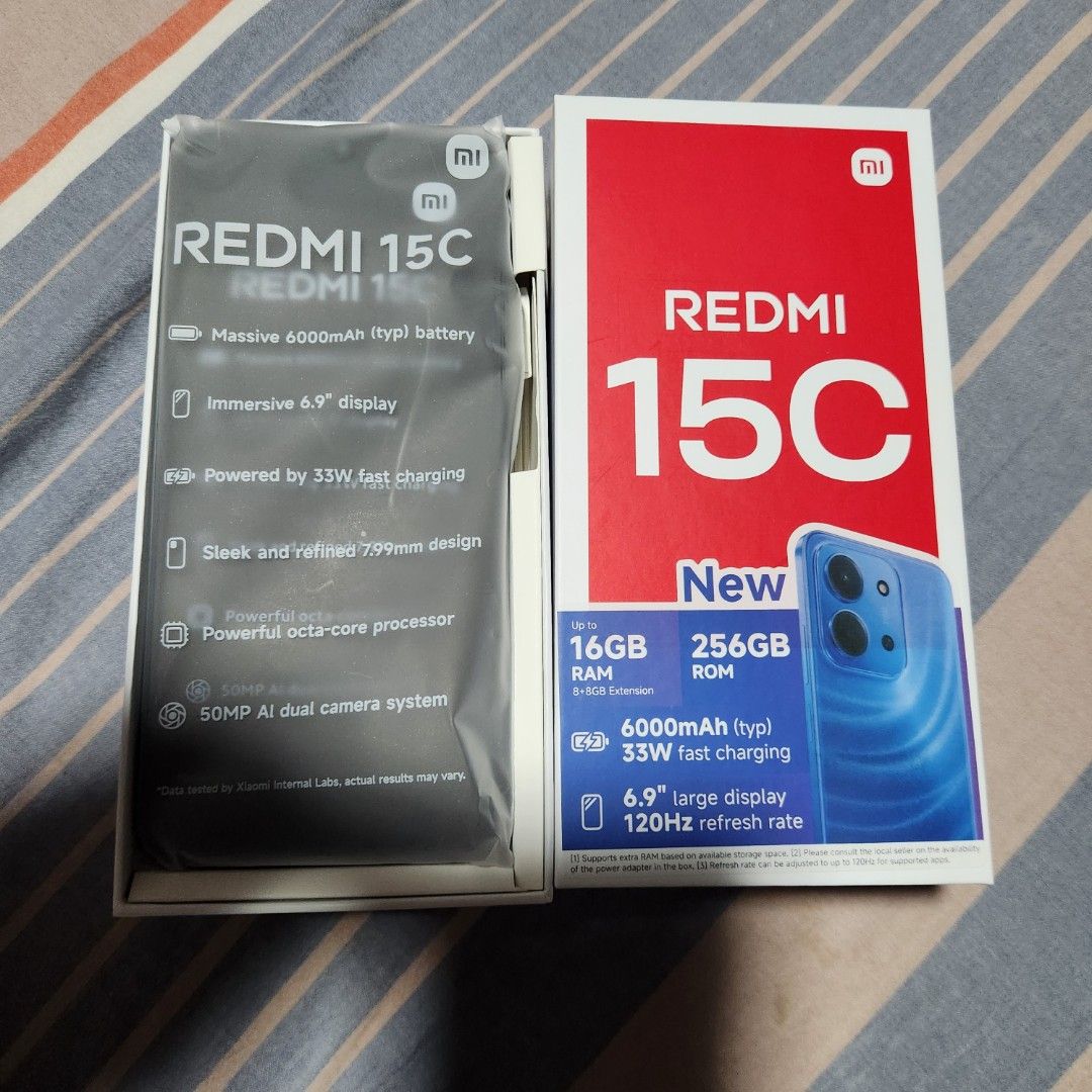 Xiaomi Redmi 15C 256GB Midnight Black, Mobile Phones & Gadgets, Mobile ...