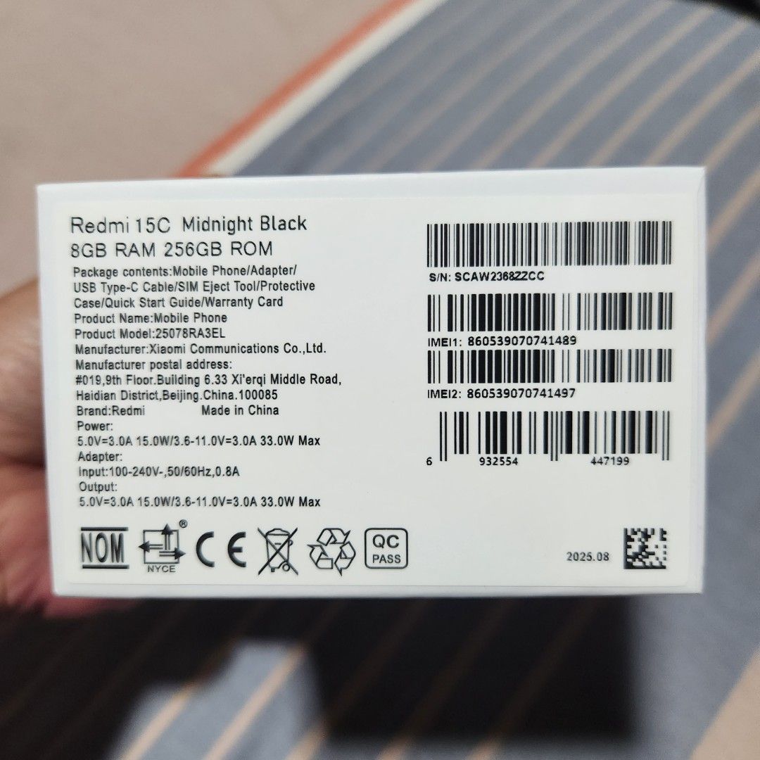 Xiaomi Redmi 15C 256GB Midnight Black, Mobile Phones & Gadgets, Mobile ...