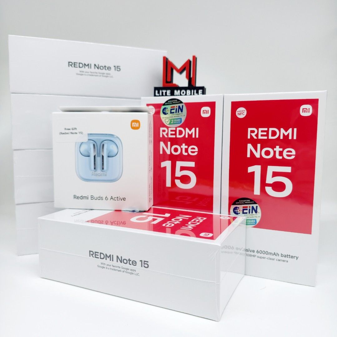 Xiaomi Redmi Note 15 4G 256GB Black 256GB, Mobile Phones & Gadgets ...