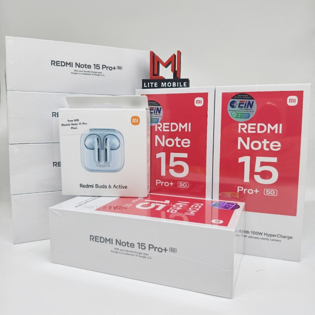 Xiaomi Redmi Note 15 Pro+ Plus 5G 512GB Black 512GB, Mobile Phones ...