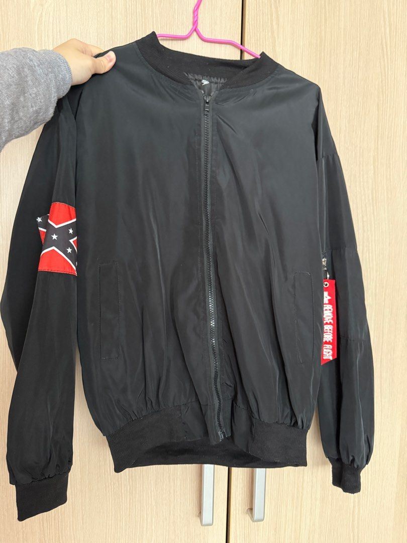 Yeezus Tour Bomber Jacket - Black, Women's Fashion, Tops, Longsleeves ...