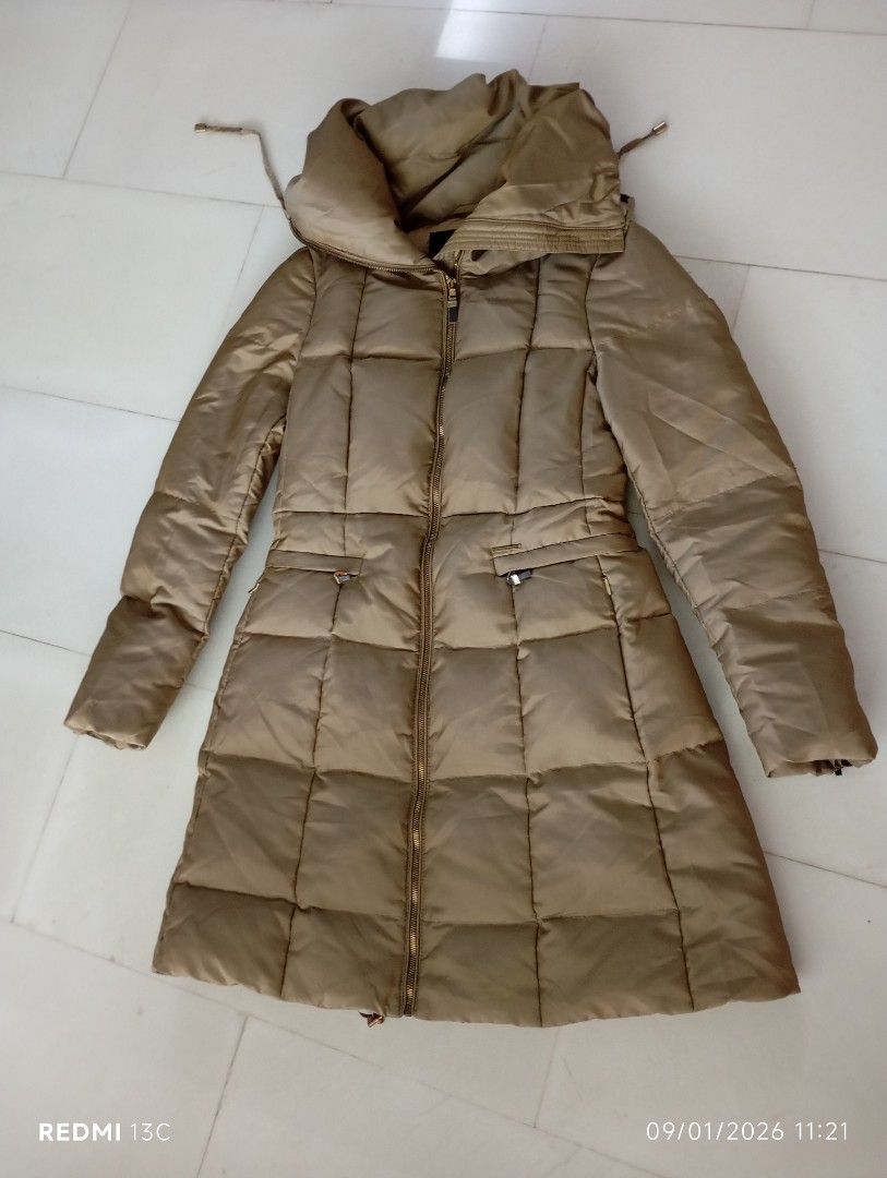 Zara Padded Puffer Jacket, Women's Fashion, Coats, Jackets and ...